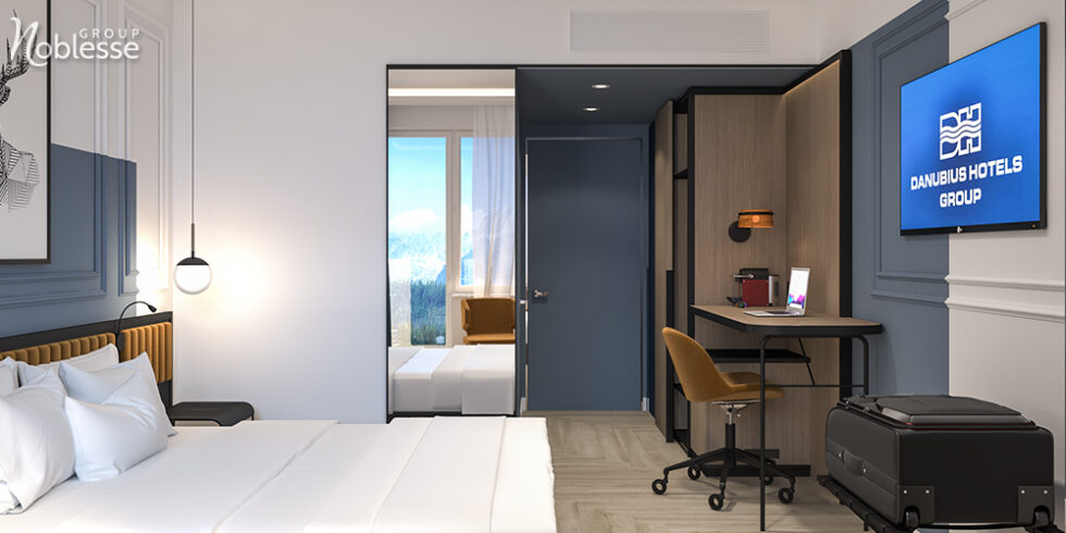 Design Hotel - Proiect camera in stil contemporan - Noblesse Group