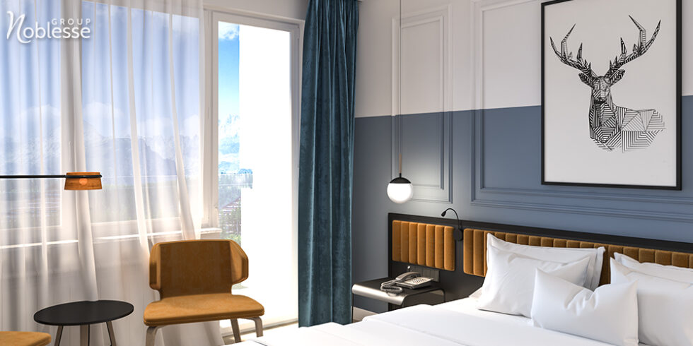 Design Hotel - Proiect camera in stil contemporan - Noblesse Group